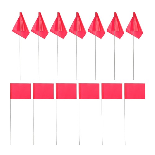 30 Pcs Survey Flag Lawn Flags Markers Small for outside Marking Garden ...