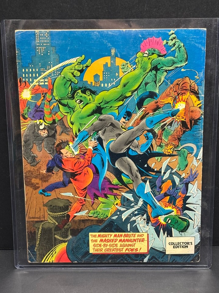 DC & MARVEL COMICS PRESENT BATMAN VS HULK TREASURY EDITION OVER SIZED ...