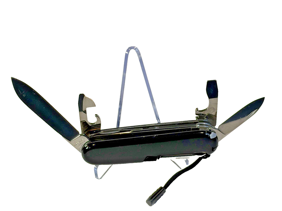 Victorinox 91MM Fieldmaster Custom Black Plus Scales Near Mint FREE ...