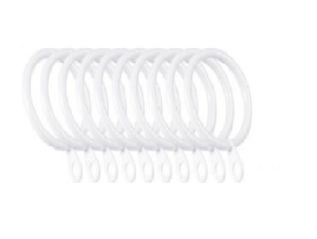 12 Pack Metal Curtain Rings Heavy Duty For Rods Poles Voile Hooks 30mm ...