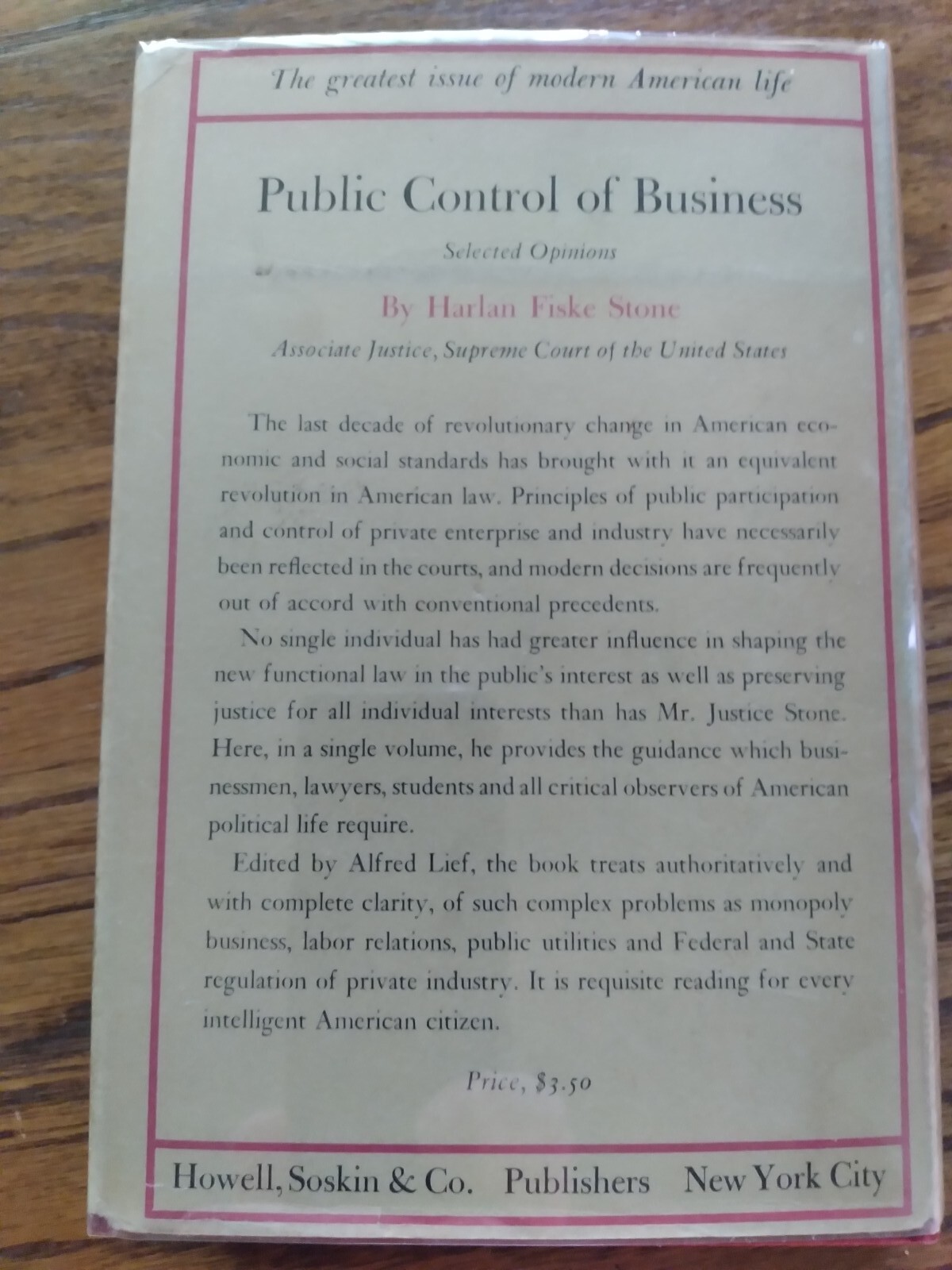 STALIN'S KAMPF 1940 1st Ed. Super-Rare book, MINT w/ DUST-JACKET ...