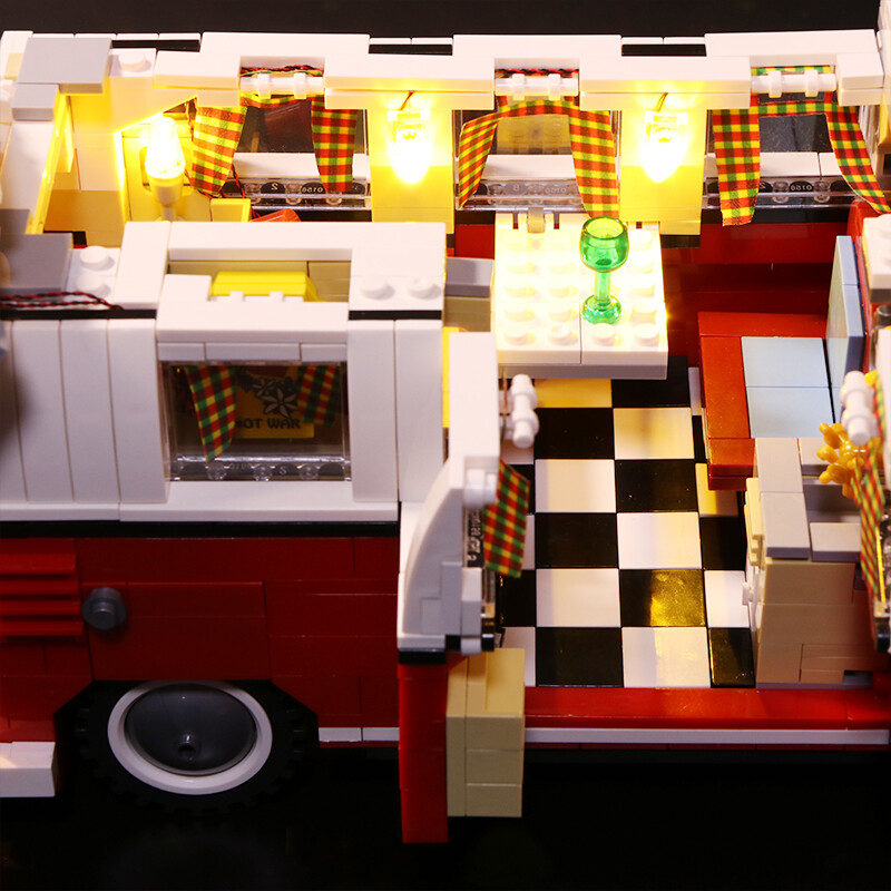 LocoLee LED Light Kit for Lego 10220 Volkswagens T1 Camper Van Model ...