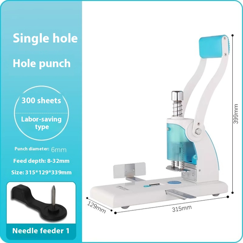 Single-Hole Heavy-Duty Manual Punching Machine 300 Pages Job Book ...