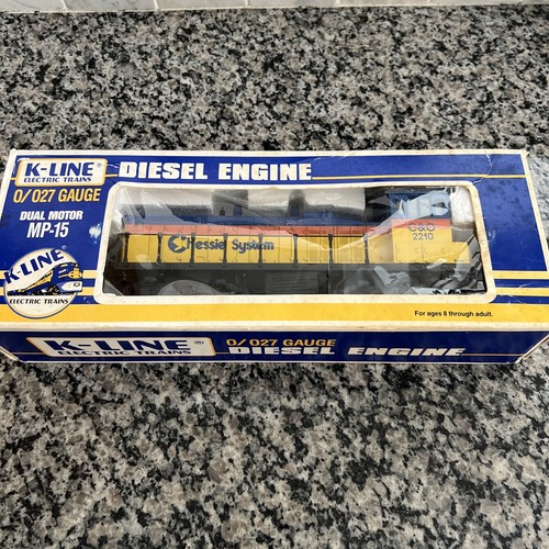 K-Line General Motors MP-15 Diesel Locomotive Switcher CHESSIE SYSTEM C ...