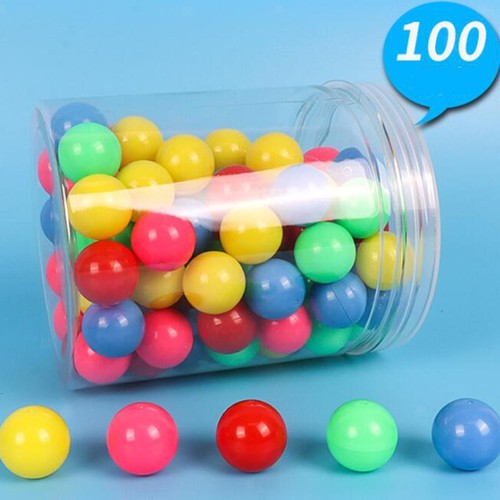 100 Pieces Colorful Math Learn Ball Colored Ball for Kids Preschool ...