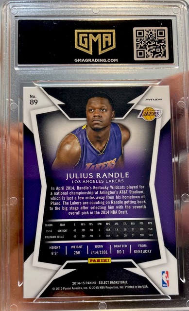 2014-15 Panini Select - Courtside Silver Prizm #296 Julius Randle (RC ...