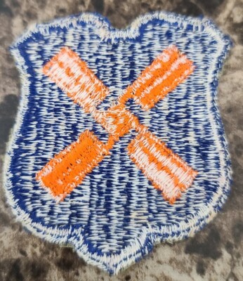 WW-2, US Army 12th Corps Cut Edge White Back Patch OD-No Glow* | eBay