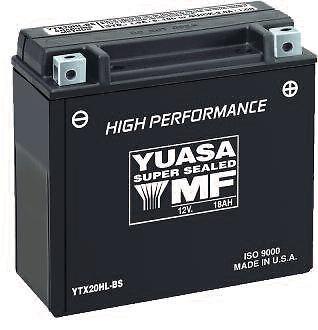 Yuasa YUAM62RBH High Performance Maintenance Free Battery YTX20H-BS | eBay