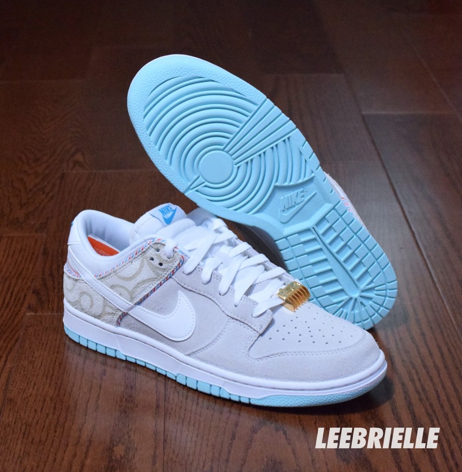 Size 10.5 - Nike Dunk Low Retro SE Barber Shop Barbershop DH7614-500 | eBay