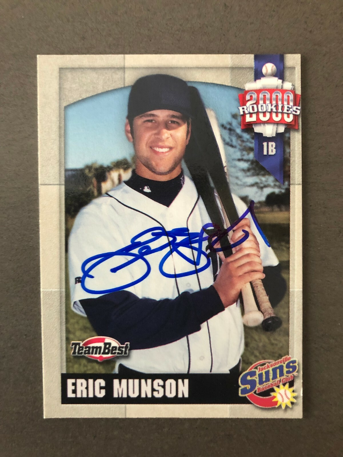 Detroit Tigers ERIC MUNSON autographed 2000 Team Best | eBay