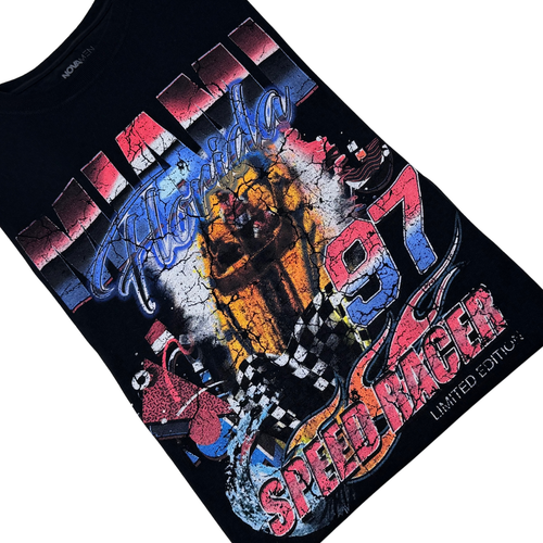 Miami Florida Speed Racer 97 T Shirt Mens Limited Edition Graphic Large ...