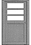 Pikestuff 1104 HO Scale Doors (Styrene) --Entryway Type w/Three-Panel ...