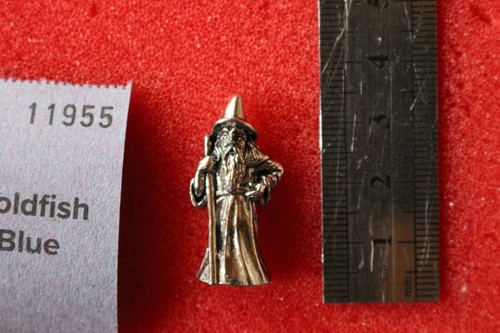 Chrome Metal Wizard Miniature Metal Figure ADD Citadel 30mm 25mm ...