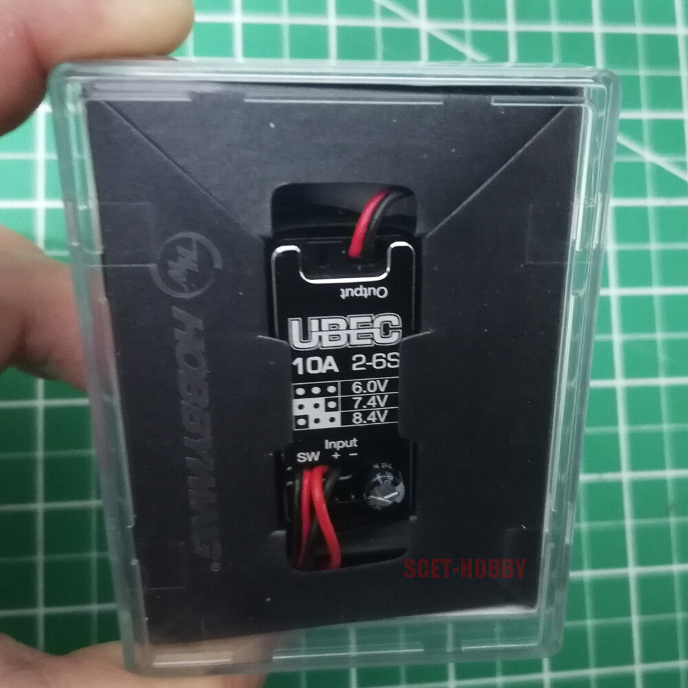 Hobbywing UBEC 10A-CAR 2-6S 10A-Plane Input 3-14S Adjustable Voltage 6/ ...