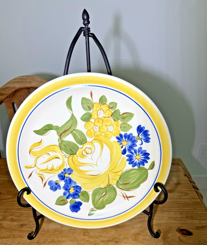 Red Wing/Redwing Hand Painted 14" Round Decorative Plate/Platter ...