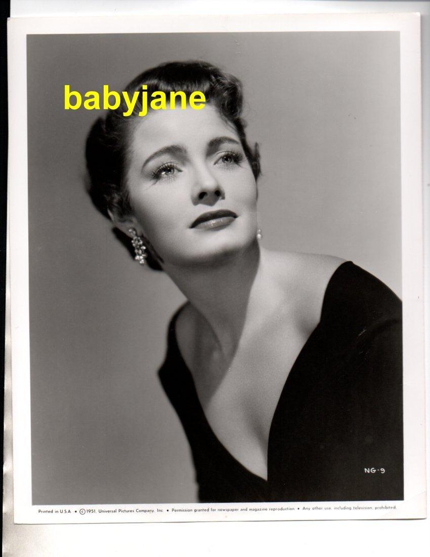 NANCY GUILD ORIGINAL 8X10 PHOTO LOVELY PORTRAIT 1951 UNIVERSAL PICTURES ...