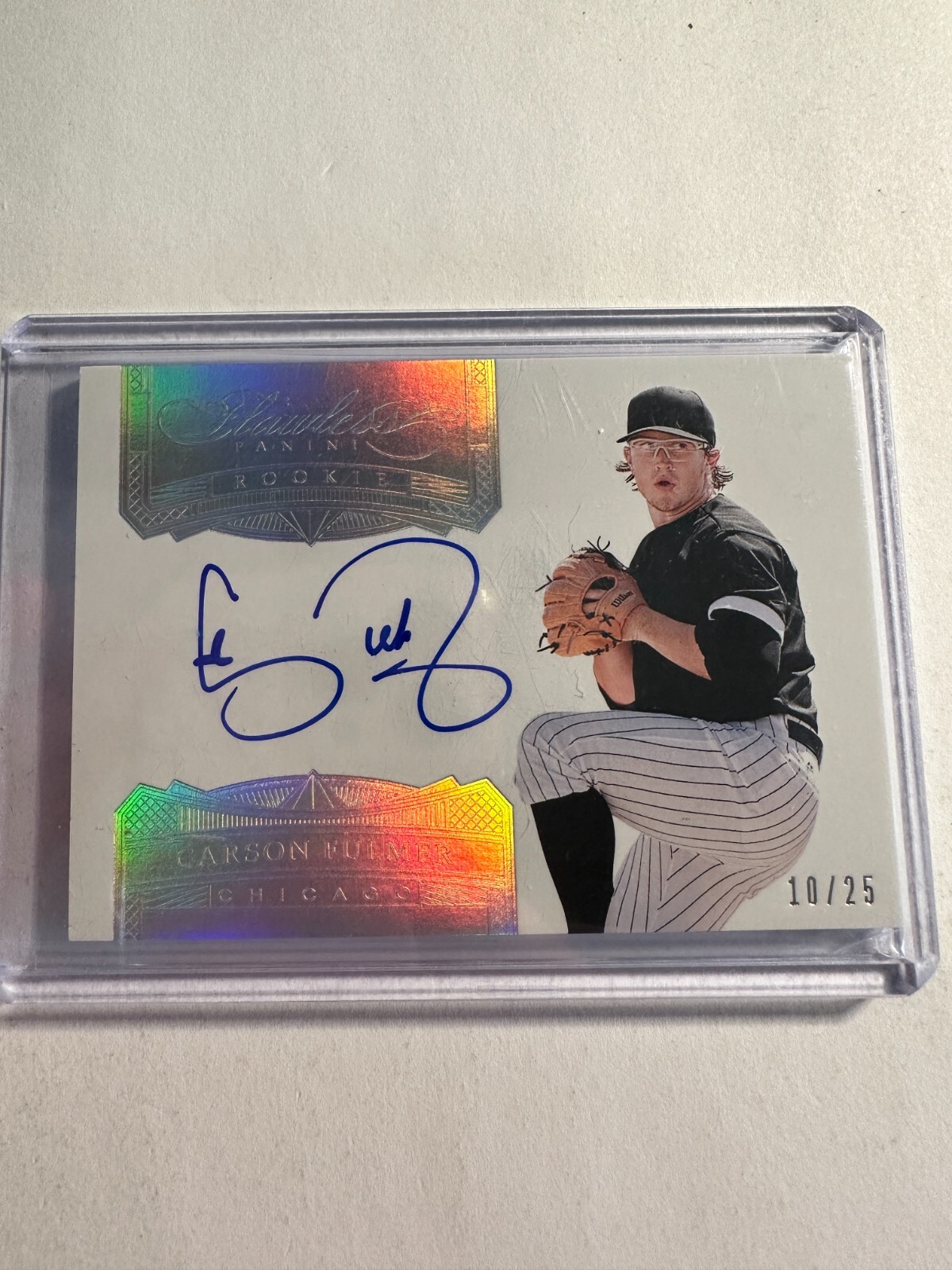 K86,225 - 2017 Panini Flawless Rookie Signatures #14 Carson Fulmer Auto ...