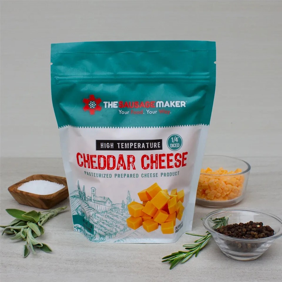 1/4" Diced Hi-Temp Cheese Bleu, Cheddar, Pepper Jack, Mozzarella, Swiss ...