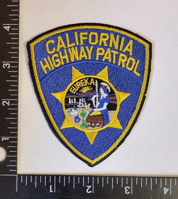CALIFORNIA HIGHWAY PATROL POLICE SHOULDER QUALITY PATCH Hook / Loop ...