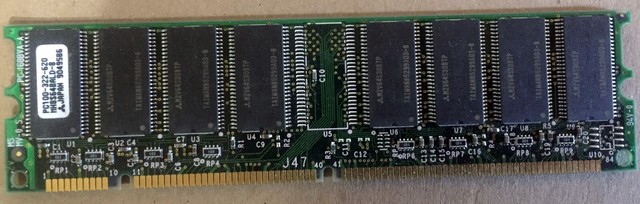 Mitsubishi 64MB PC100 168pin SDRAM 100Mhz MH8S64BALD-8 - Tested ...
