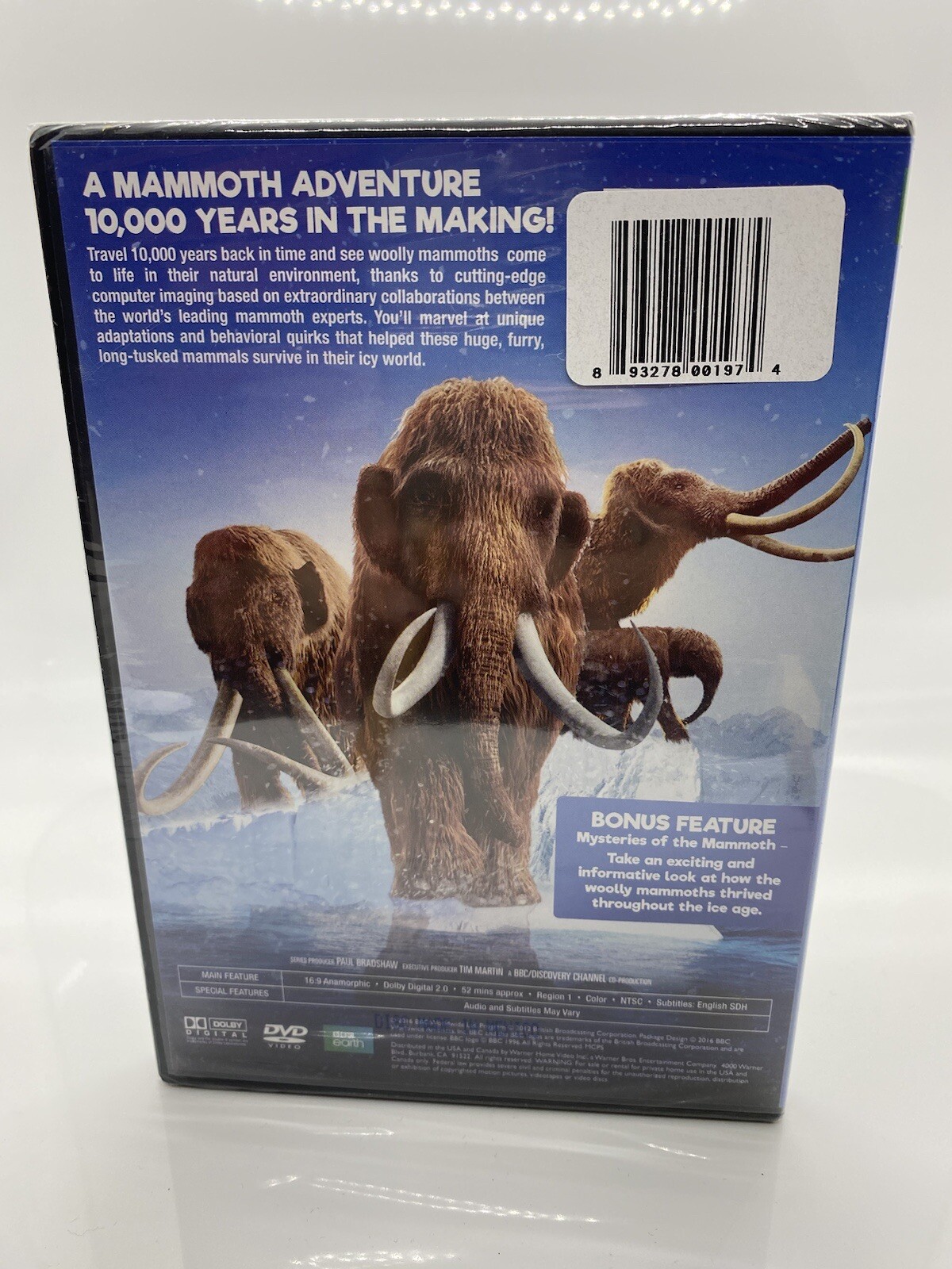Bbc Earth Ice Age Giants Woolly Mammoths Secrets From The Ice Dvd