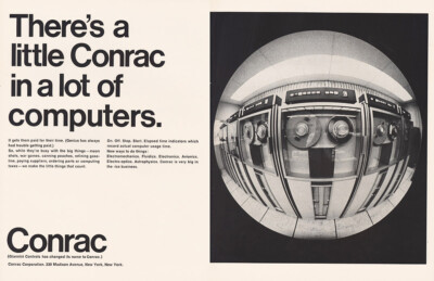 1967 Conrac: A Little Conrac In A Lot of Computers Vintage Print Ad | eBay