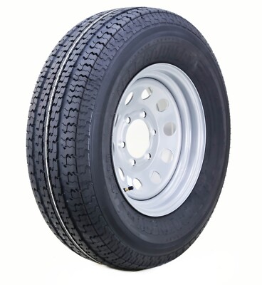 FC Trailer Tire Assembly ST225/75R15 10-Ply Silver Mod Rim 6 Lug on 5.5 ...