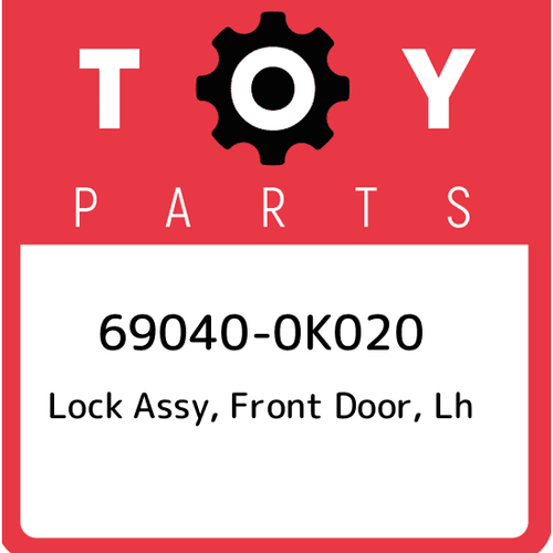 69040-0K020 Toyota Lock assy, front door, lh 690400K020, New Genuine ...