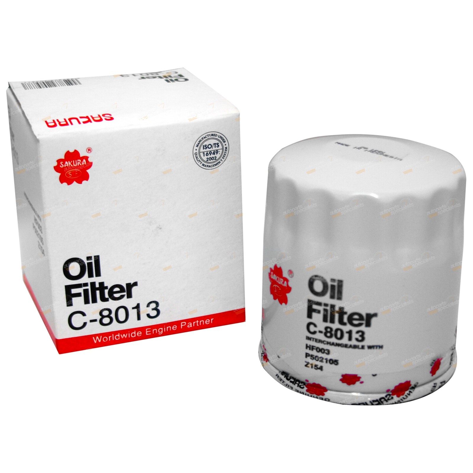 Engine Oil Filter for various Toyota - Sakura C8013 intercharge with ...