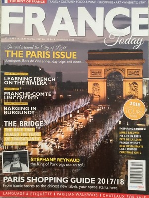France Today Magazine October November 2017 THE PARIS ISSUE | eBay