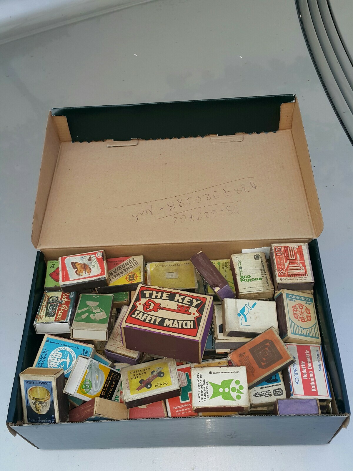 VNTG. COLLECTION LOT MATCHBOXES SAFETY USED EMPTY BOXES MATCHES OVER ...