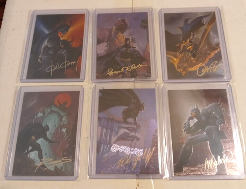 1995 Batman Master Series Artist Signature Promo Set. 1-6. Plus 3 Promo ...