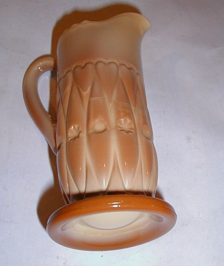 Creamer SHUTTLE National GREENTOWN #29 Chocolate Glass EAPG Pattern ...