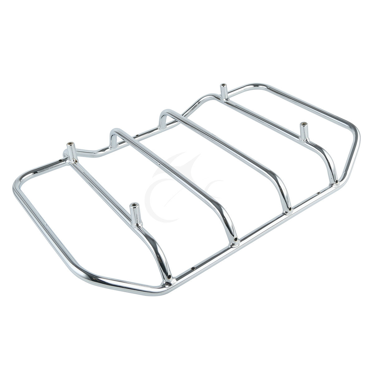 Chrome Trunk Luggage Rack Fit For Harley Touring King Chopped Razor ...
