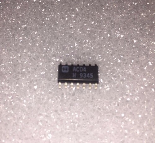 TI / Harris CD74AC04M IC, 74AC CMOS, SMD, 74AC04, SOIC14 (25pcs = 1 lot ...