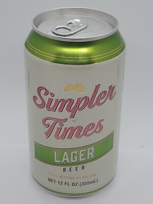 SIMPLER TIMES BREWING LAGER BEER MONROE WISCONSIN WI 12 oz. EMPTY CAN 6 ...