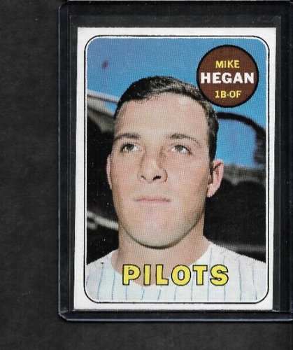 VINTAGE 1969 TOPPS BASEBALL HIGH#577 MIKE HEGAN SEATTLE PILOTS NM | eBay