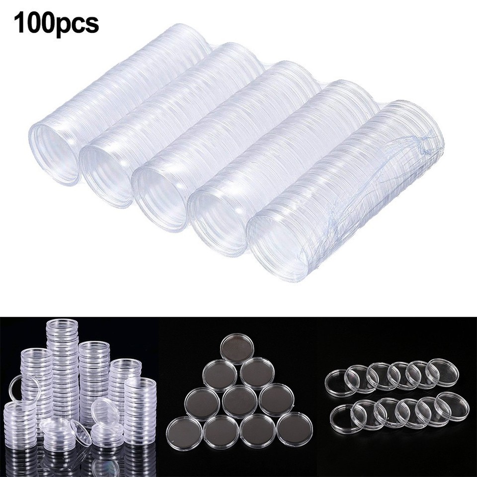 Coin Protection Box Super Thick Box Capsules Clear Coin Coin ...