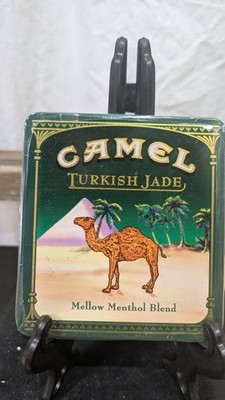 Camel Turkish Jade Cigarette 3.5” Tin Metal Advertising Box Camel ...