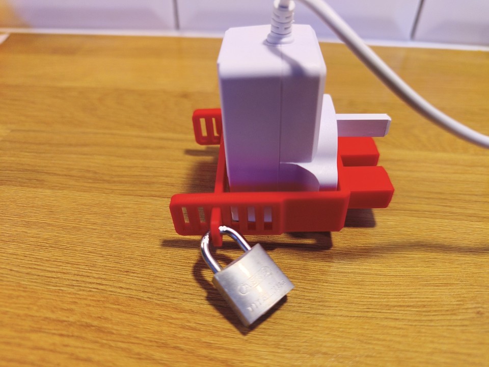 1x Pluglok - UK made Plug LOTO Device - Lock out tag out (BLUE) | eBay UK