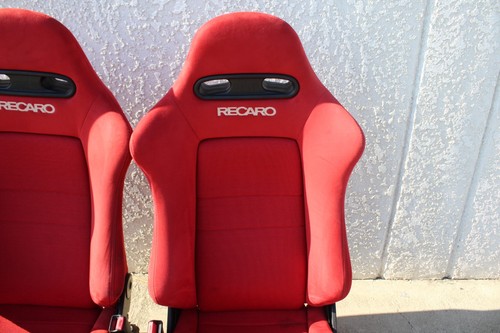 Acura Rsx Integra Type-R DC5 SR4 Recaro Seats Red Bucket Jdm Seats Pair ...