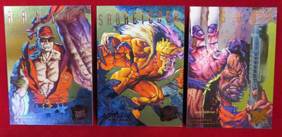 3 Hunters & Stalkers Limited Ed, Bishop Sabretooth Random 1994 Ultra X ...