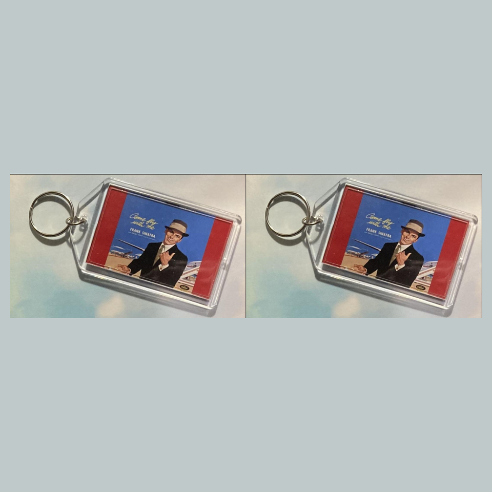 0601 Frank Sinatra 1958 Album Come Fly with Me Custom Keychain A Great ...