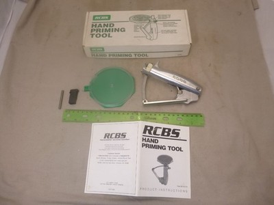RCBS Hand Priming Tool for Reloading Ammunition - Small & Large Primers ...