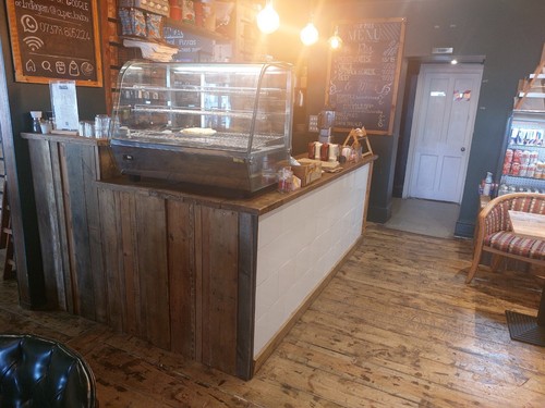 Handcrafted Counter Rustic Industrial Bar Cafe Office Coffee Shop ...