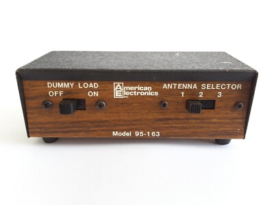 AE american electronics 95-163 dummy load antenna selector ham radio ...