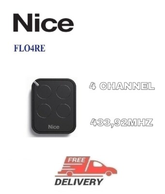 NEW Original Nice FLO4RE remote control transmitter 4 Channel 433,92mhz Genuine | eBay