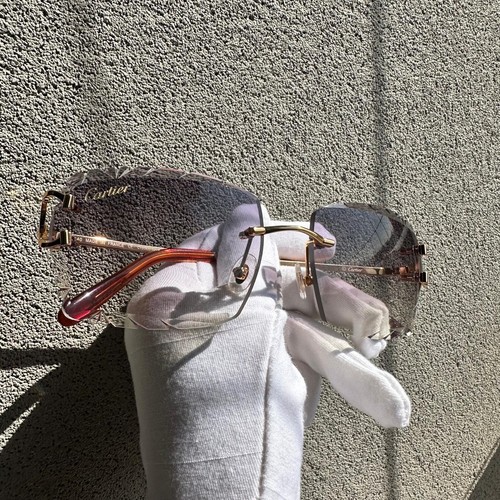 Cartier C-Decor Glasses Sunglasses With Gold Frame | eBay