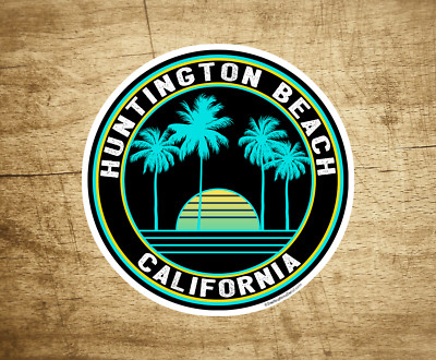 Huntington Beach California Decal Sticker 3" Surfing Pacific Ocean Surf ...