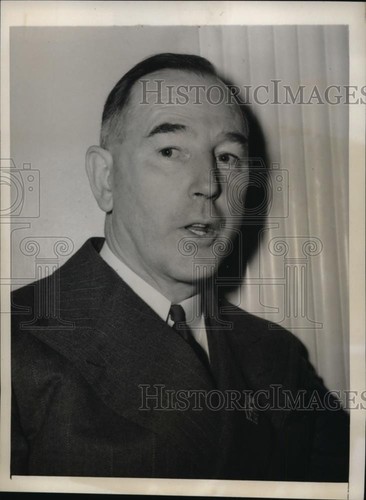 1940 Press Photo New York Dr TC Routley Secy Canadian Medical Assoc NYC ...